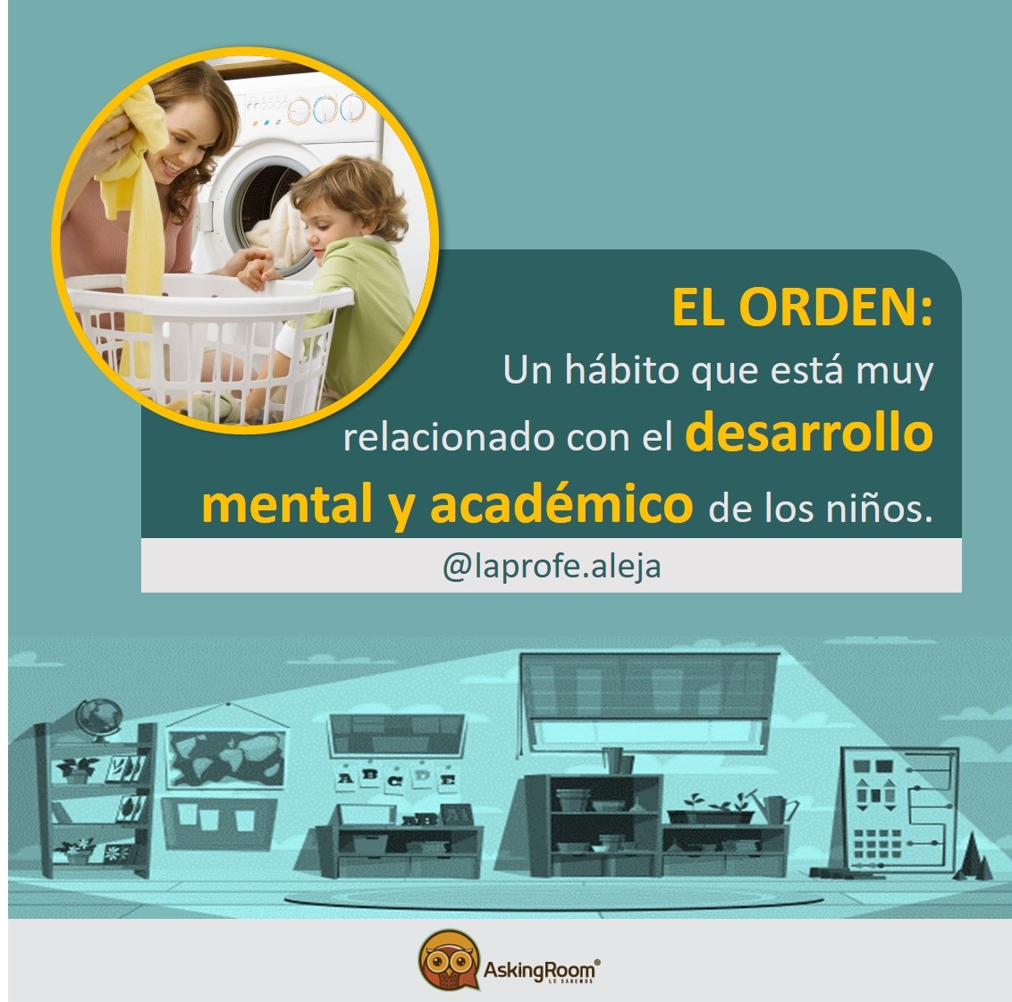 Cómo enseñarle a mi hijo a ser ordenado | La profe Aleja